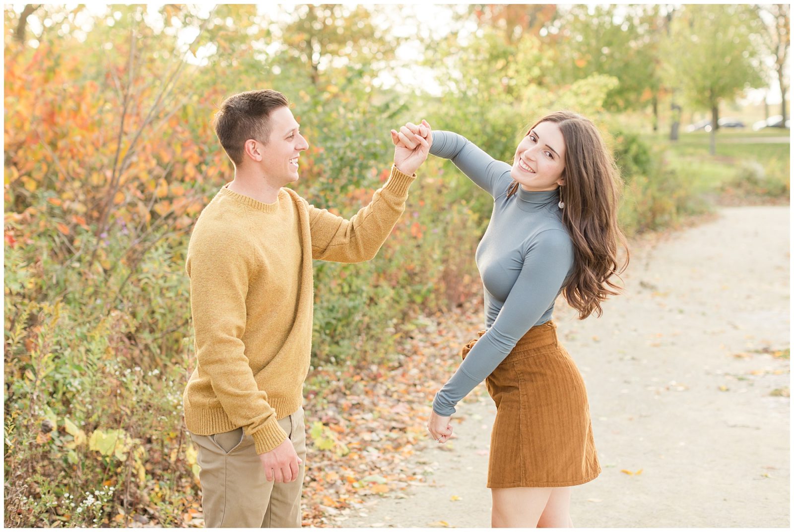 A Fall Engagement at Blackwell Forest Preserve: Emily & Joe - Showit Blog