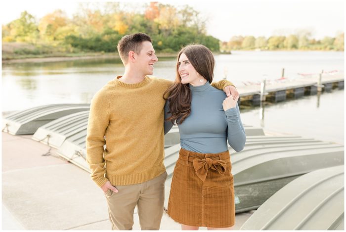 A Fall Engagement at Blackwell Forest Preserve: Emily & Joe - Showit Blog