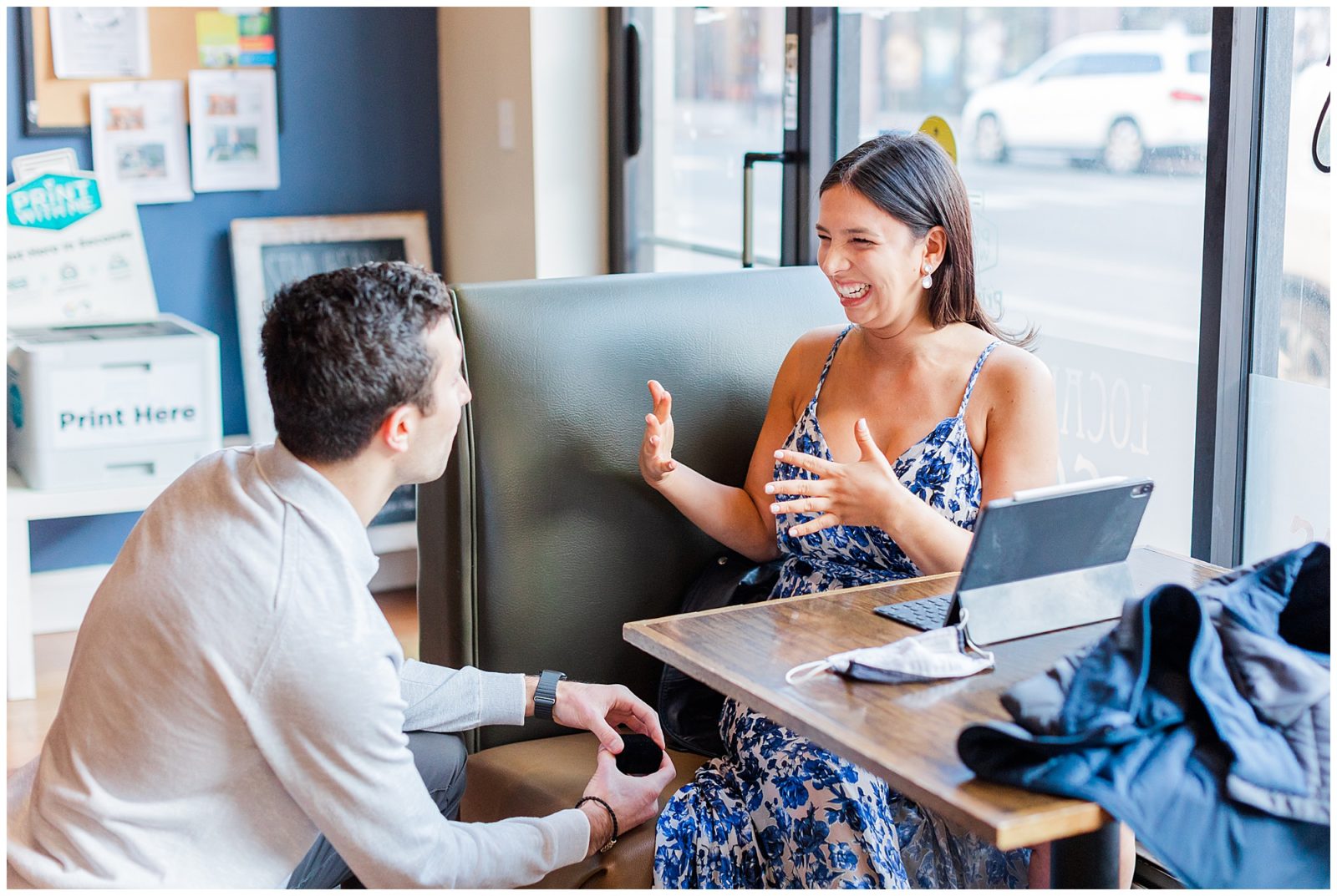 A Chicago Proposal at The Bagelers: Amanda & Jason - Showit Blog