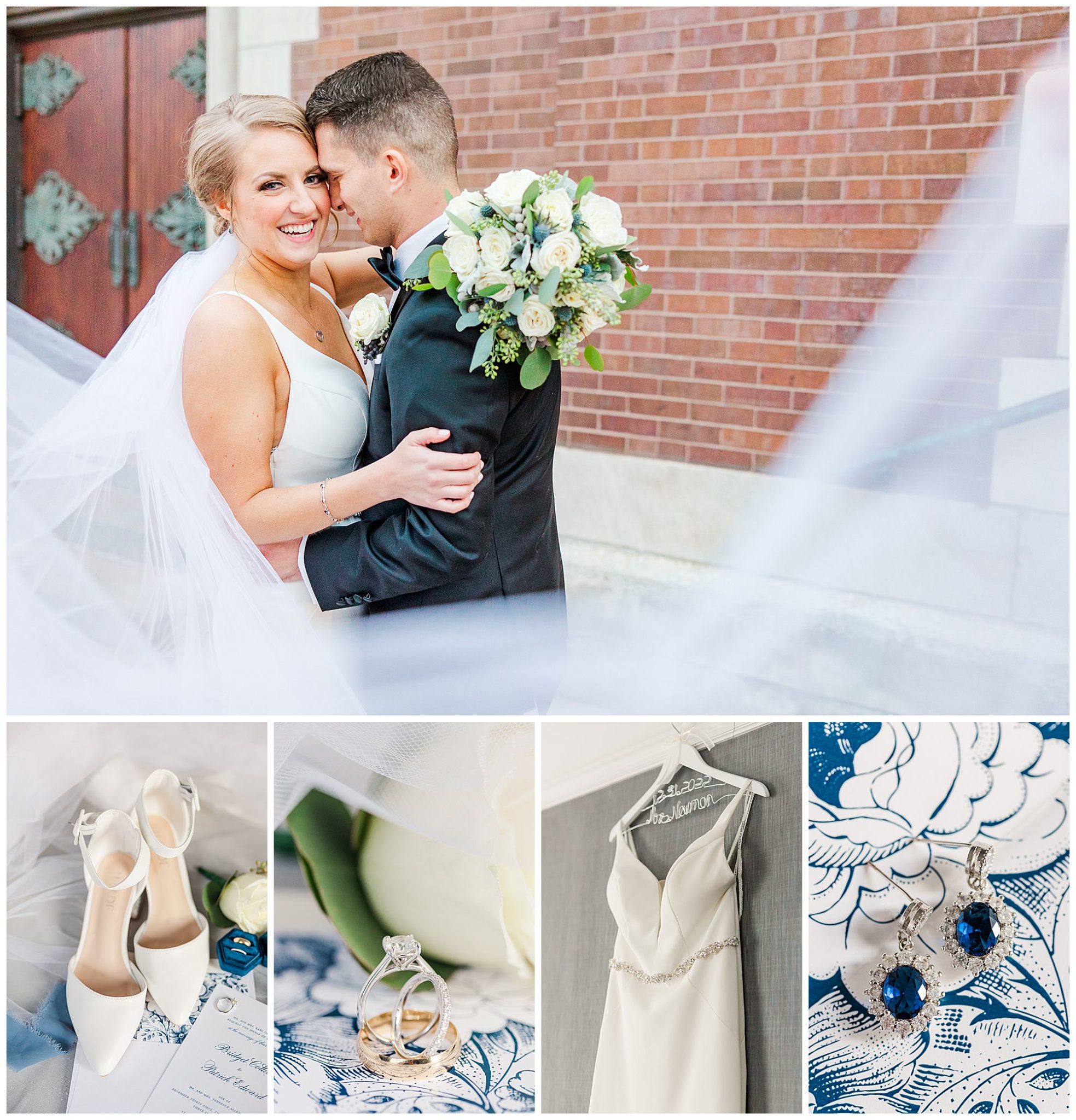 A Winter Wedding at Pazzo's: Bridget & Patrick - Showit Blog