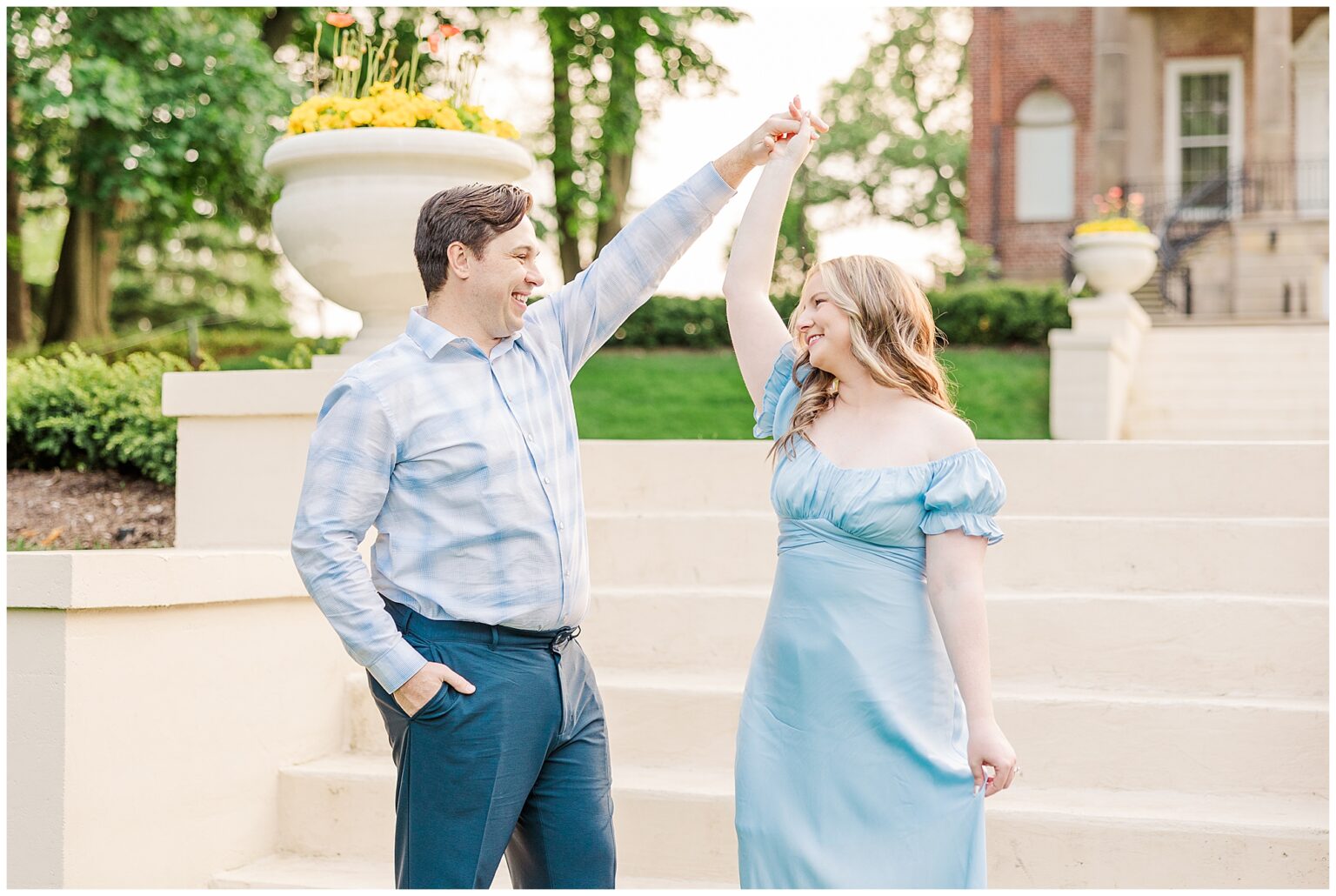 A Spring Engagement at Cantigny Park: Shannon & Jim - Showit Blog
