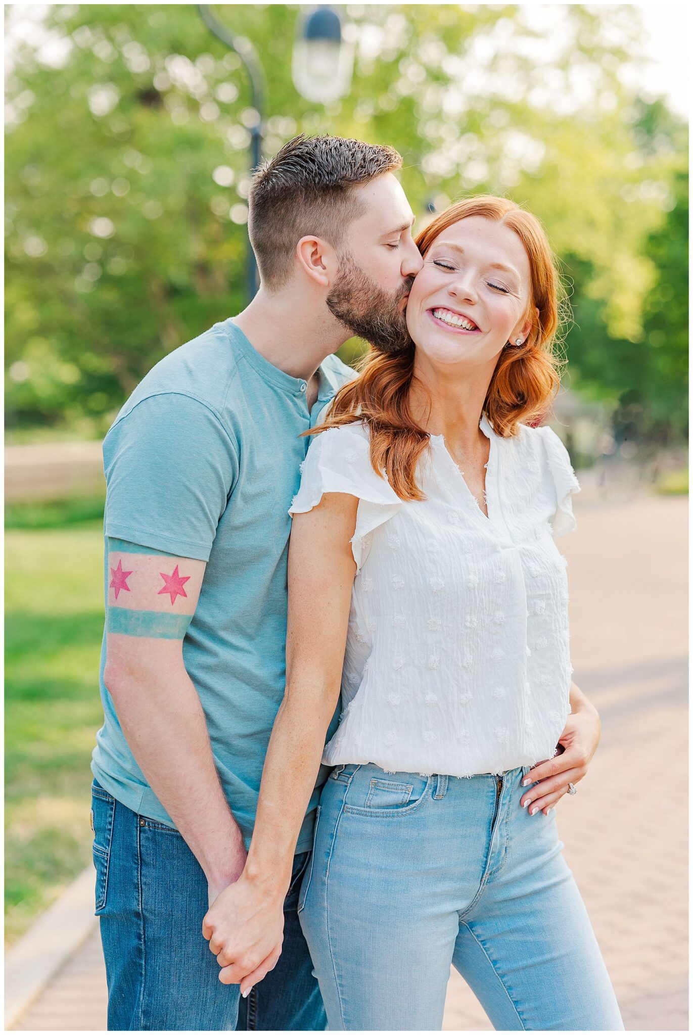 A Spring Engagement at the Naperville Riverwalk: Courtney & Mick ...