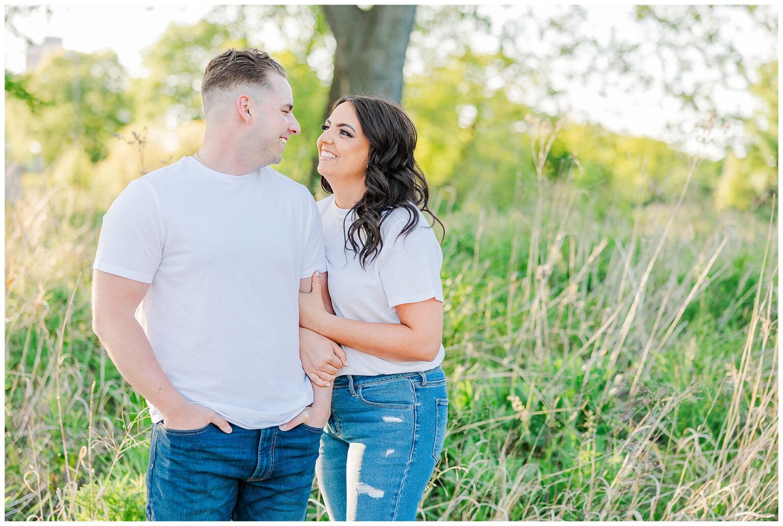 A Spring Engagement at North Ave Beach: Stephanie & Justin - Showit Blog